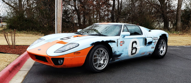 Ford GT 40 Vintage LeMans Wrap - Raptor Wrap & Sign