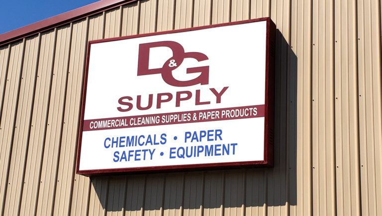 D&G Supply Sign Panel - Raptor Wrap & Sign