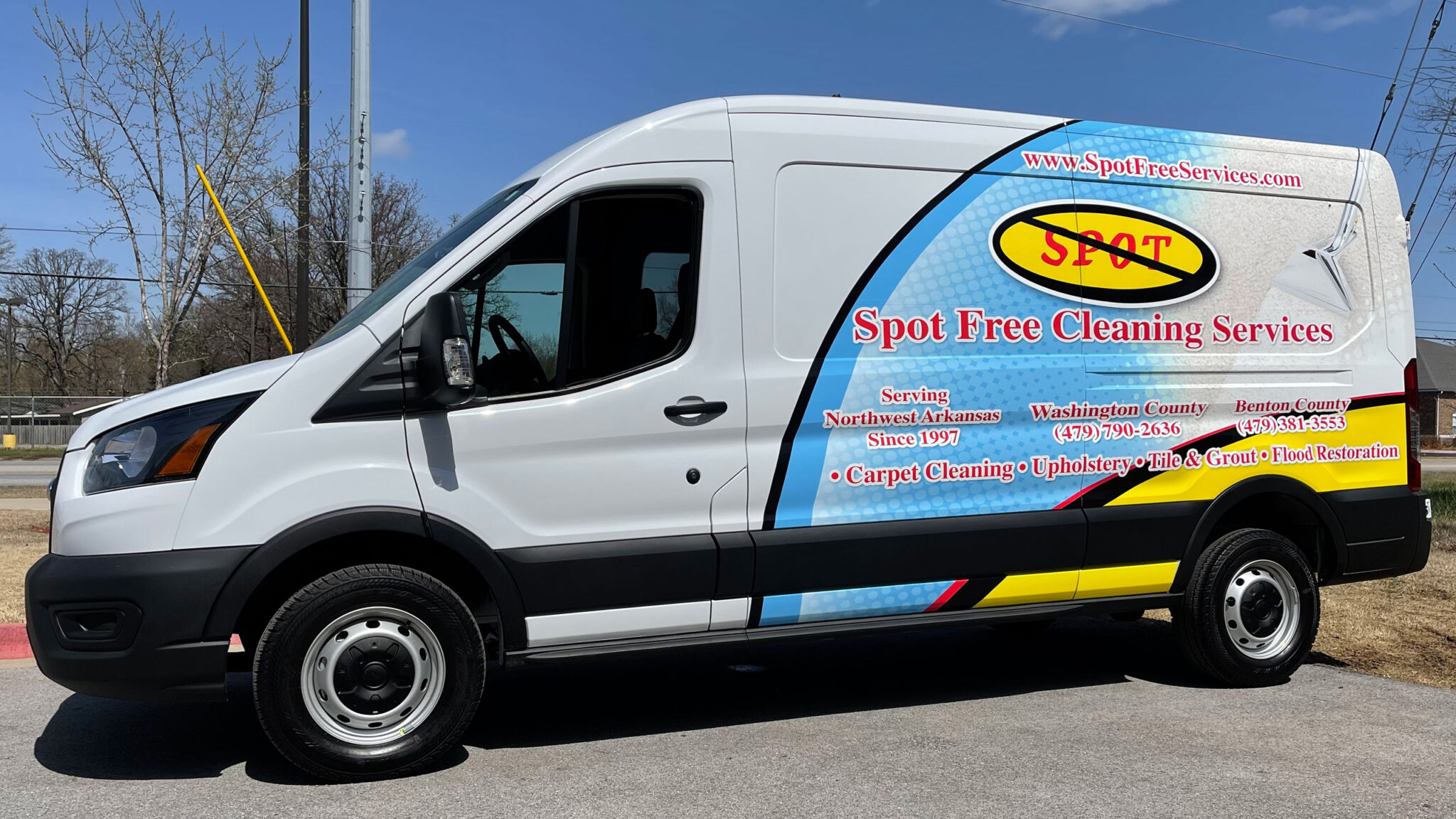Spot Free Cleaning Van Wrap - Raptor Wrap & Sign