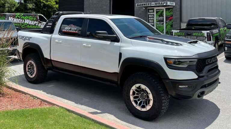 Ram TRX Factory Decal Install - Raptor Wrap & Sign